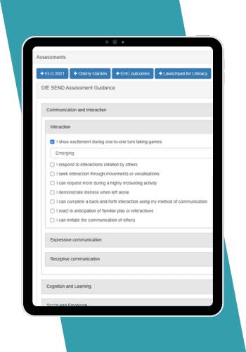 SEND Assessment Tools | Tapestry